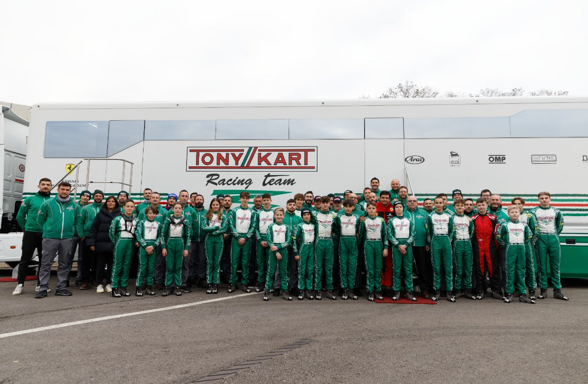 CARLOS SAINZ ON TRACK AT FRANCIACORTA WITH THE TONY KART RACING TEAM ...
